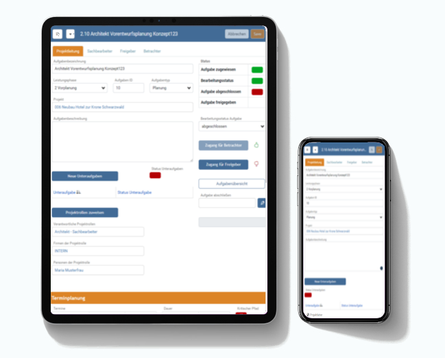 Low-Code-Software - REWOO Projektigo - Die Plattform für Bauprojekte