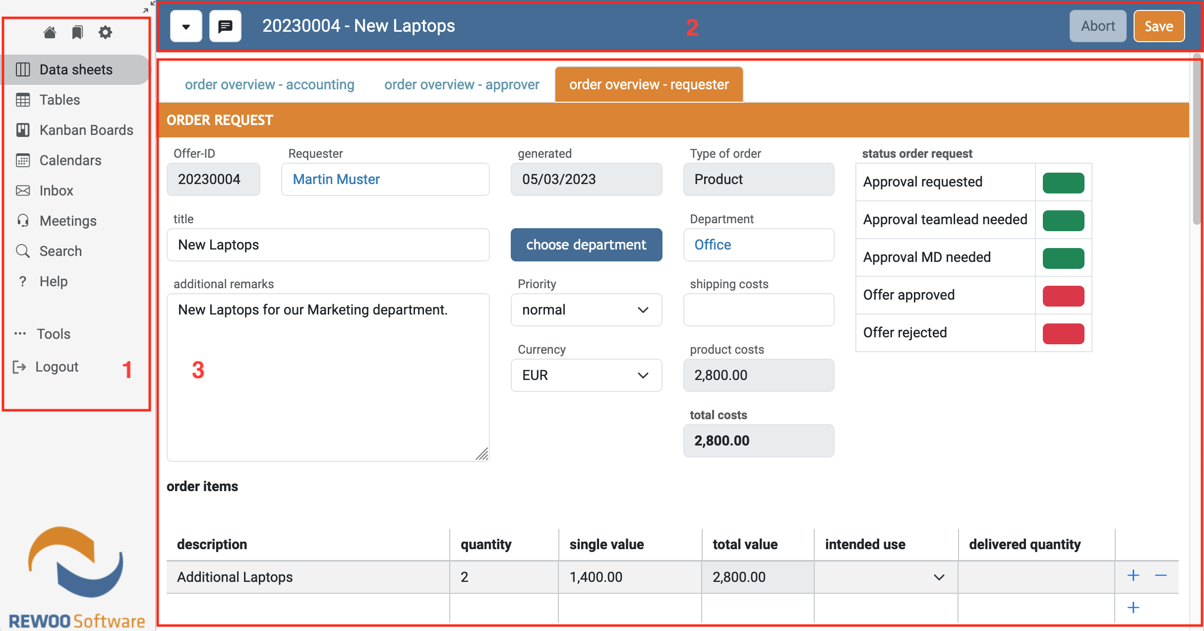 Manual - 1. Application Overview - Low Code Platform REWOO Scope